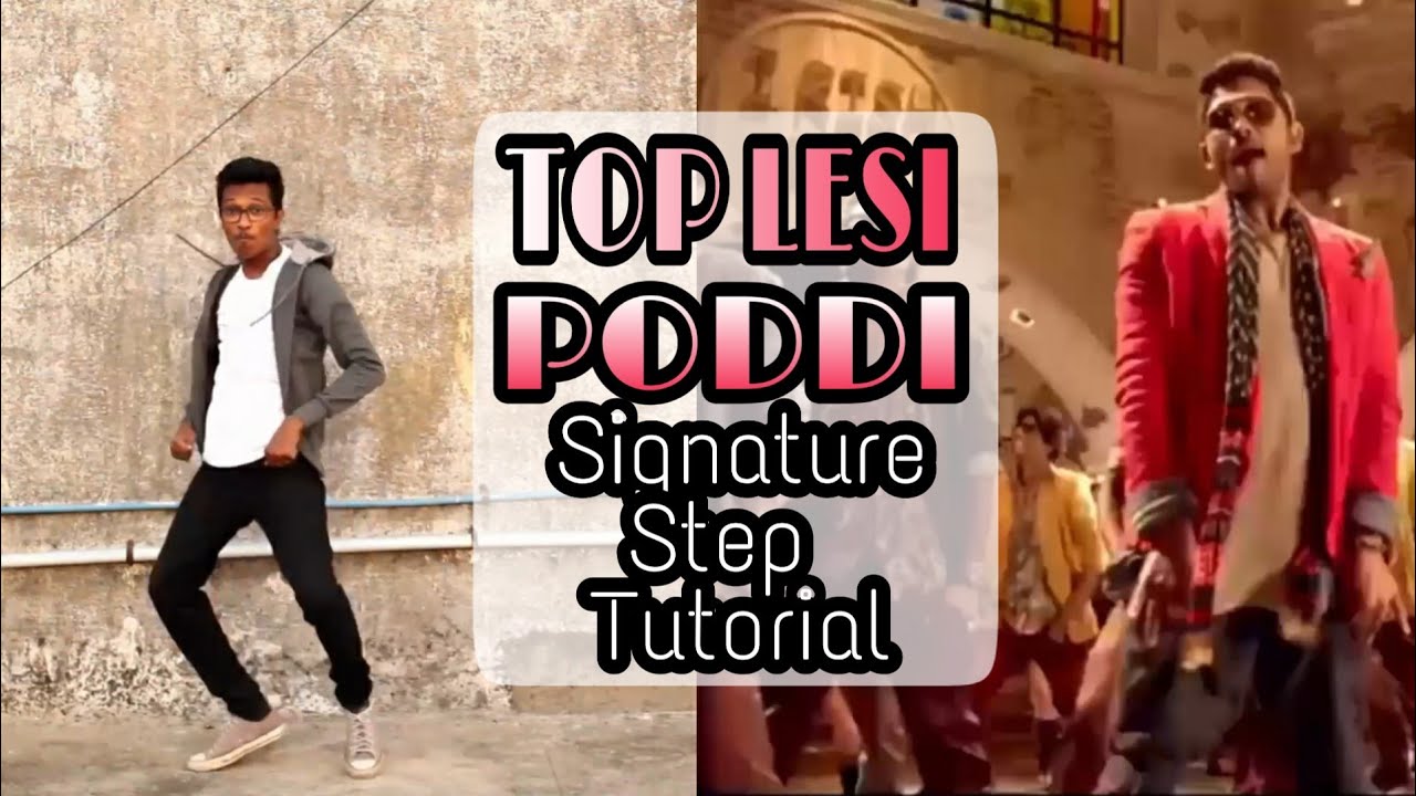 Top Lesi Poddi Song Signature Step | Allu Arjun, Catherine ...