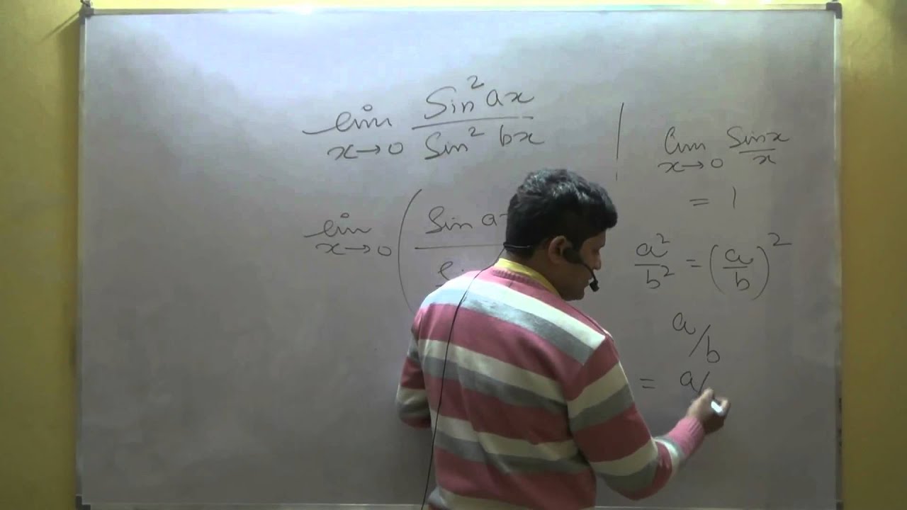 Class 11 Maths CBSE Limits - Trigonometric Limits Part 1 - YouTube