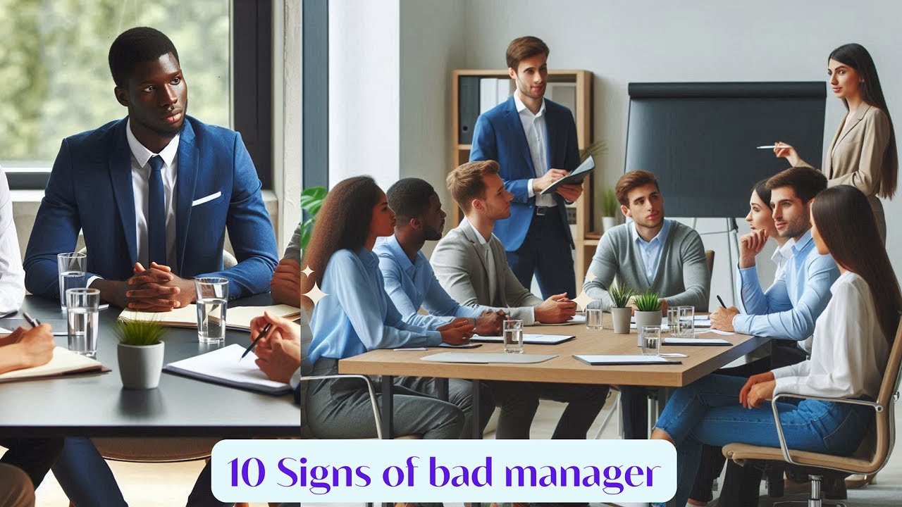 10 signs of a bad manager - YouTube
