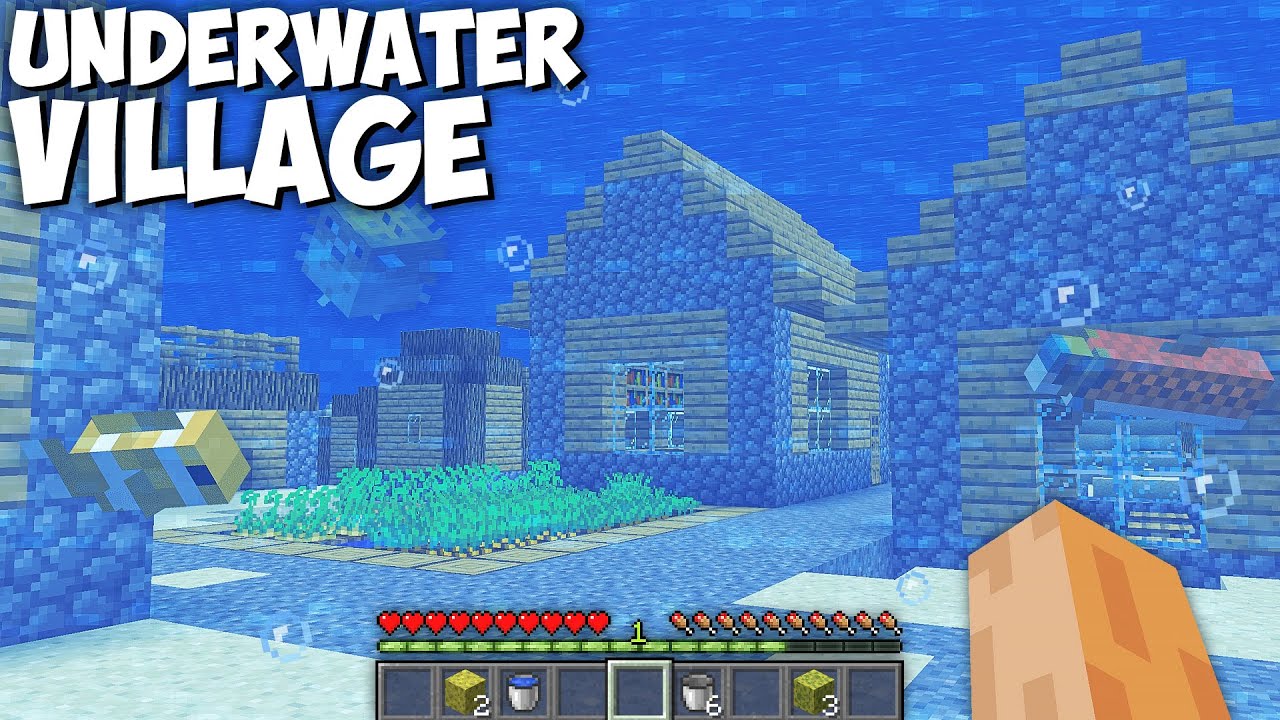 Minecraft Underwater Village