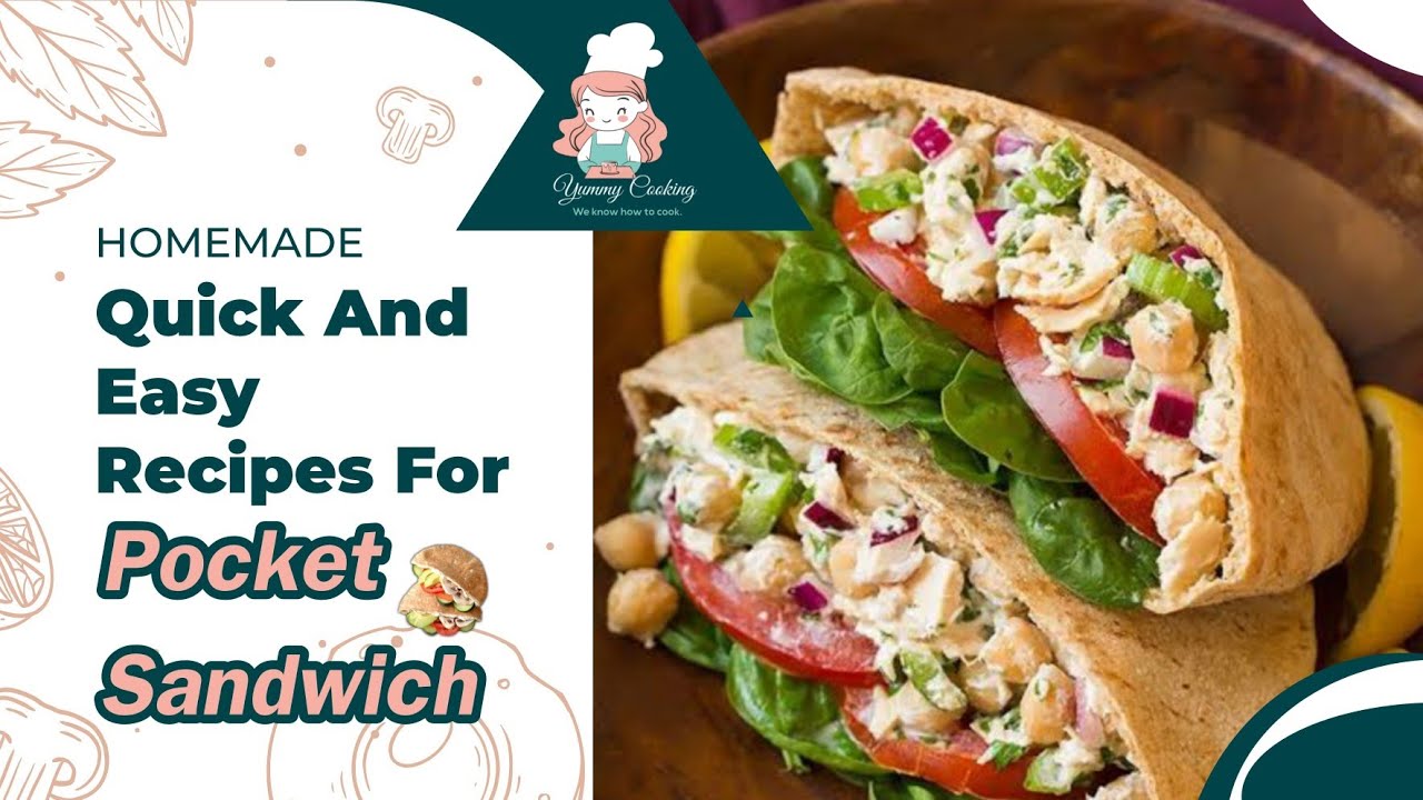 Pitta stuffed with chicken ||Pocket Bread recipe - YouTube