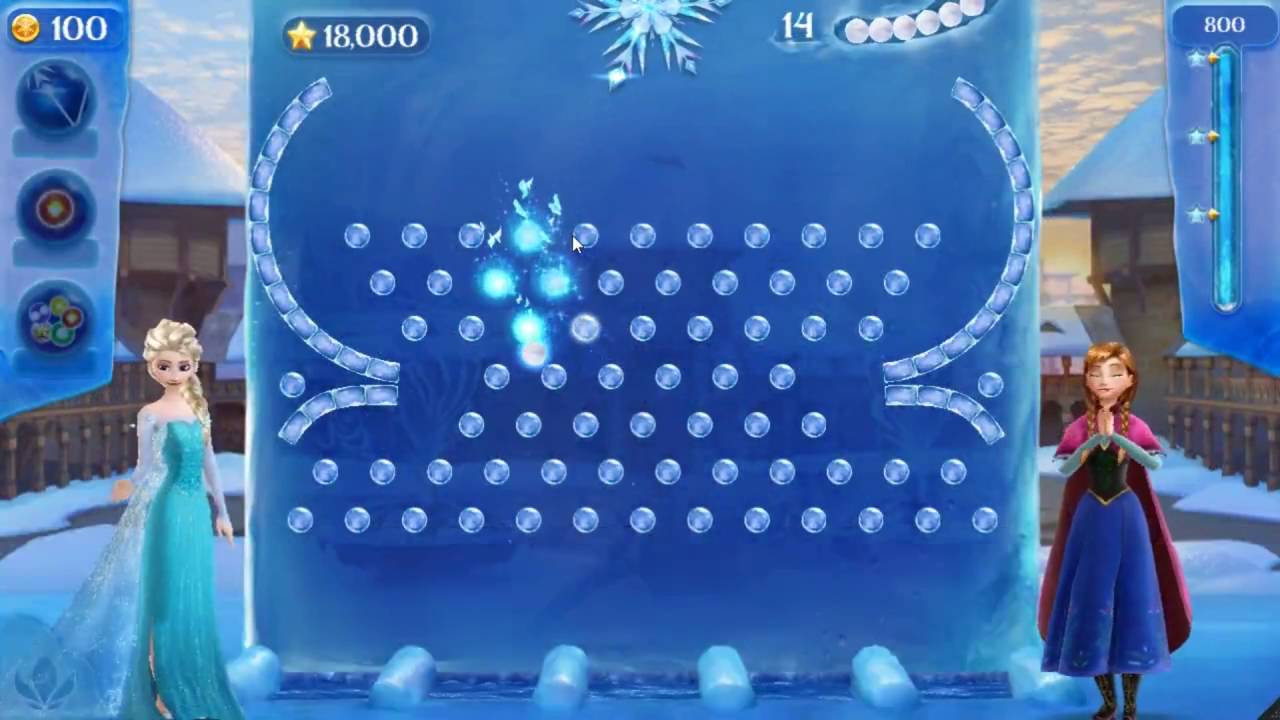 Frozen Free Fall: Icy Shot Level 0 - NO BOOSTER ☃☃☃ - YouTube