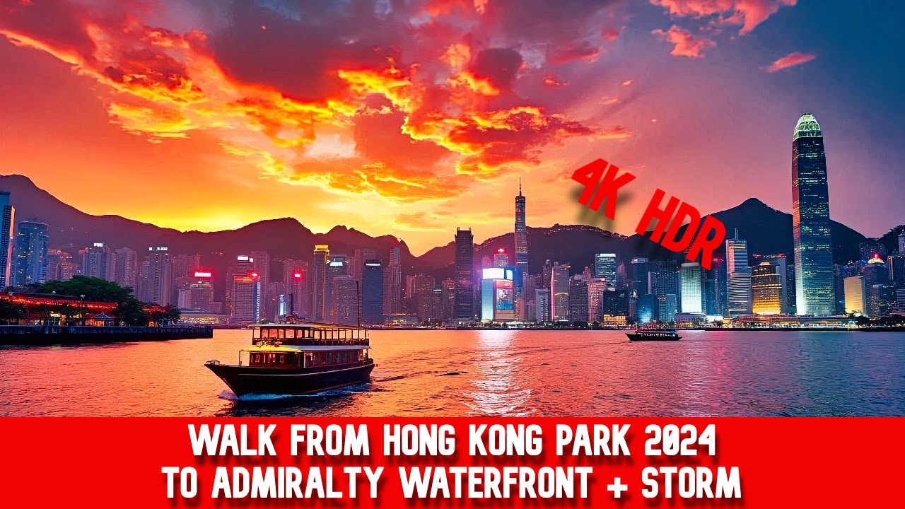 4k HDR - Hong Kong 2024 - Walk from Hong Kong Park To Admiralty ...