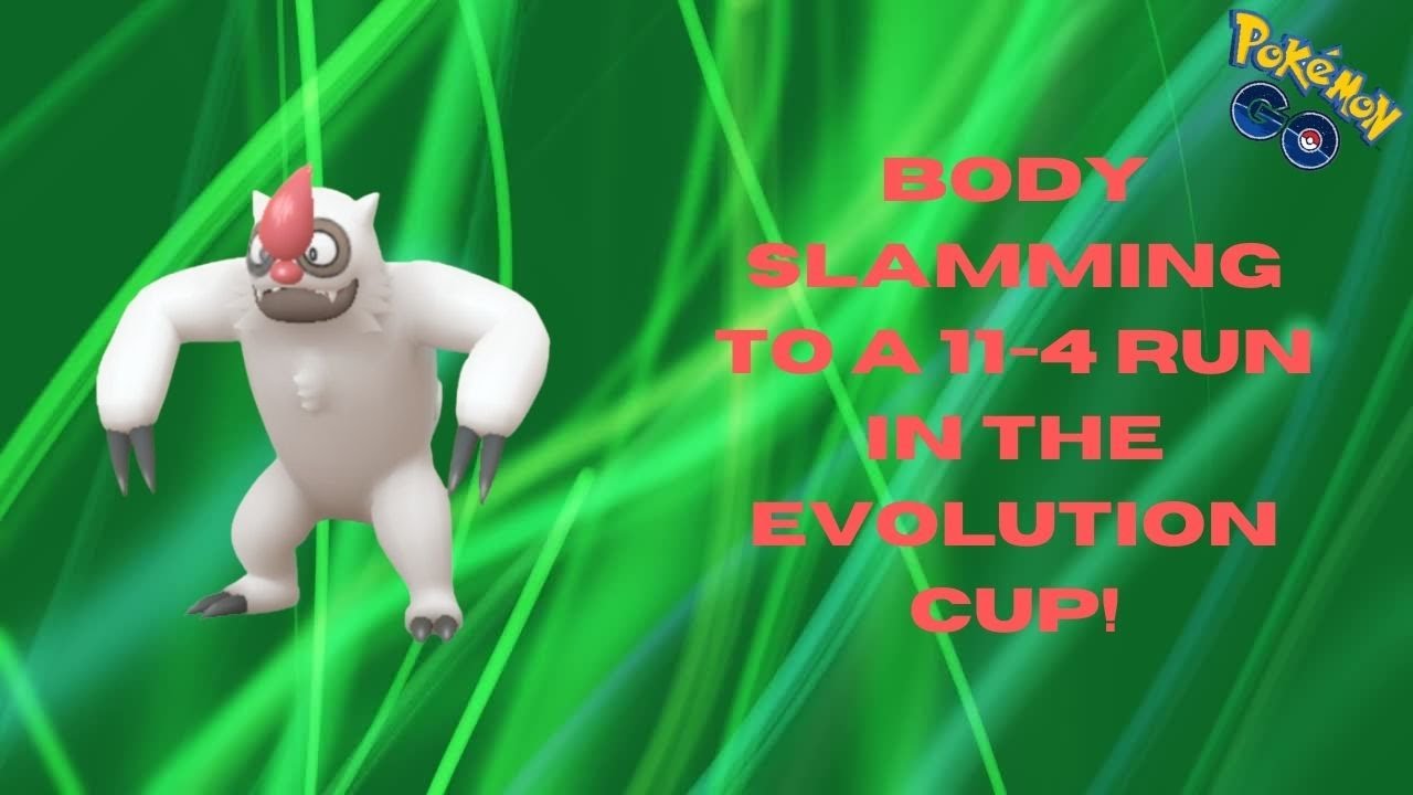 Body Slam is the Way in Evolution Cup! | Pokemon Go Battle League - YouTube