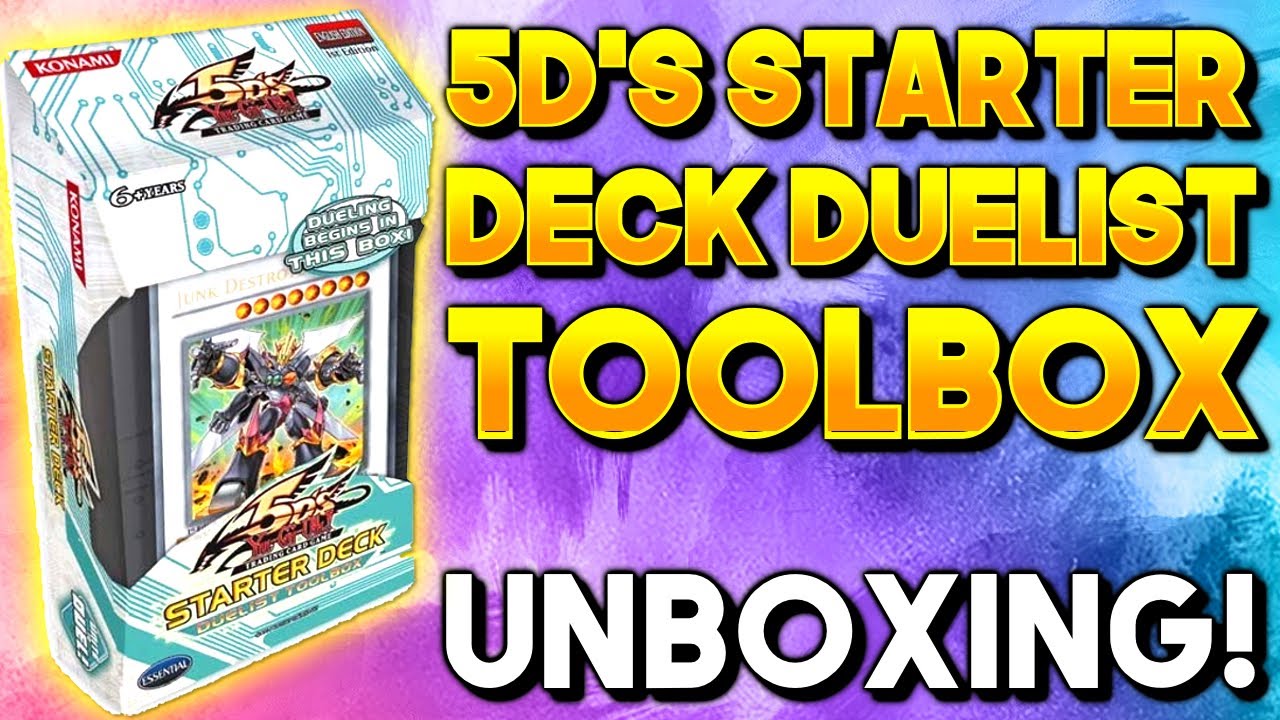 Yu-Gi-Oh! 5D'S STARTER DECK DUELIST TOOLBOX | Starter Deck Unboxing ...