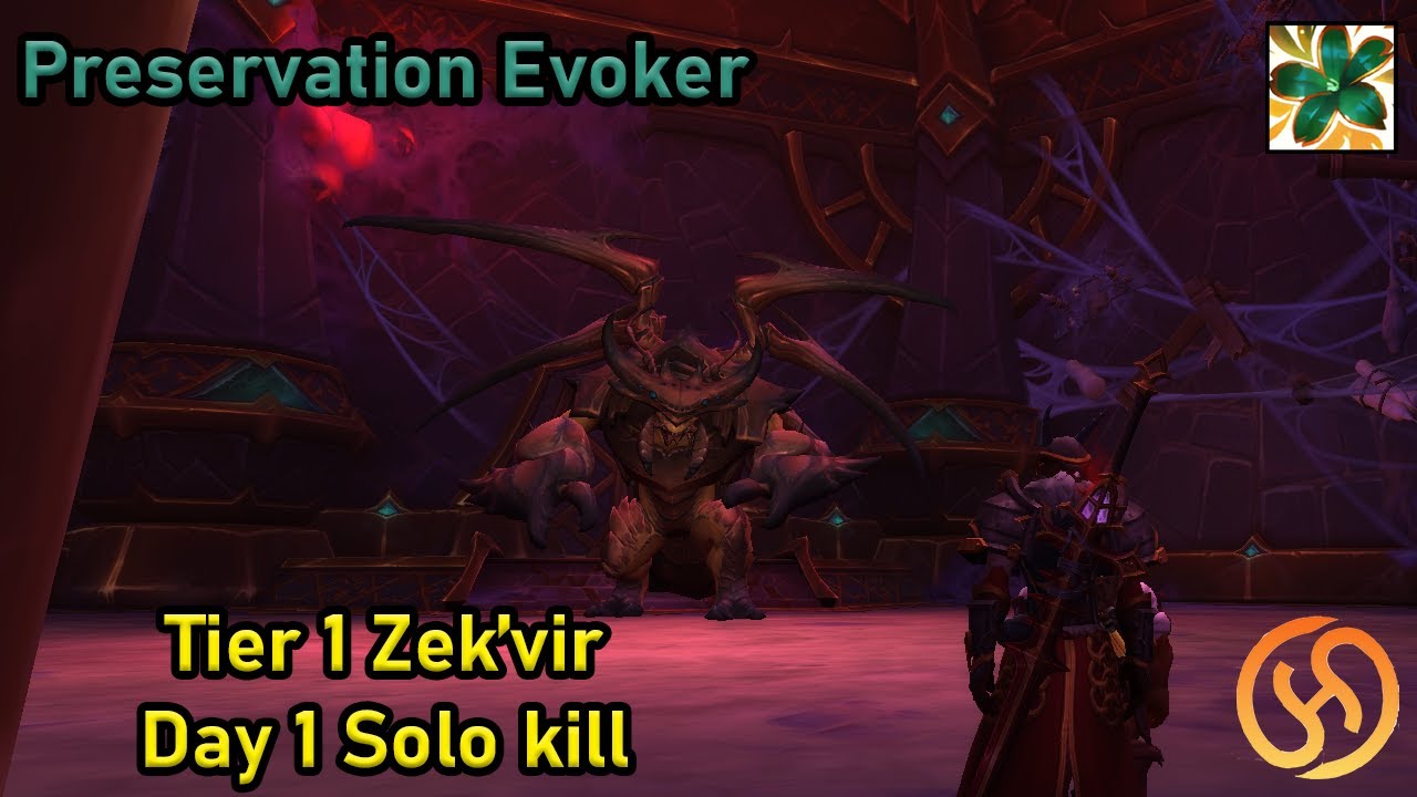 Preservation Evoker Solo Delves Tier 1 Zekvir Youtube