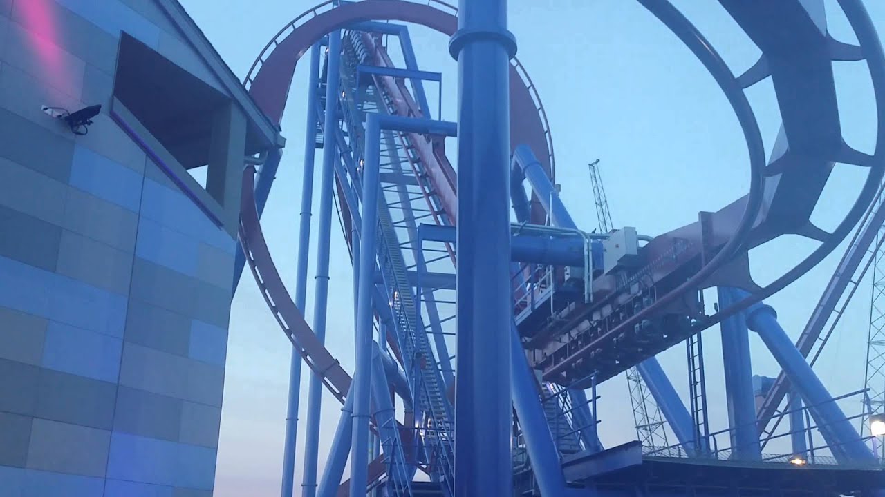 Banshee Off-ride POV of lift hill! - YouTube