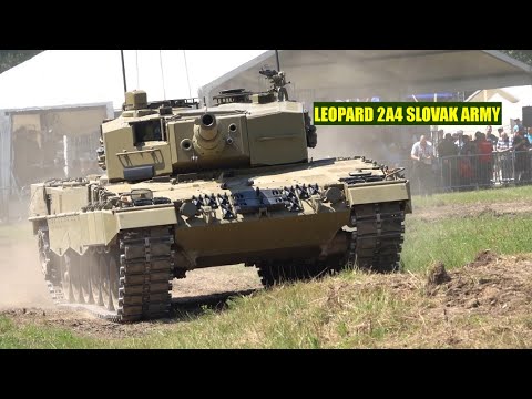 TANK LEOPARD 2A4 SLOVAK ARMY-TANKOVÉ DNI LAUGARÍCIO-2024 - YouTube