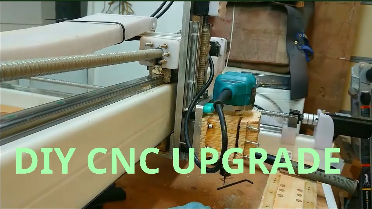 3d printed DIY CNC printnc machining its own parts - YouTube