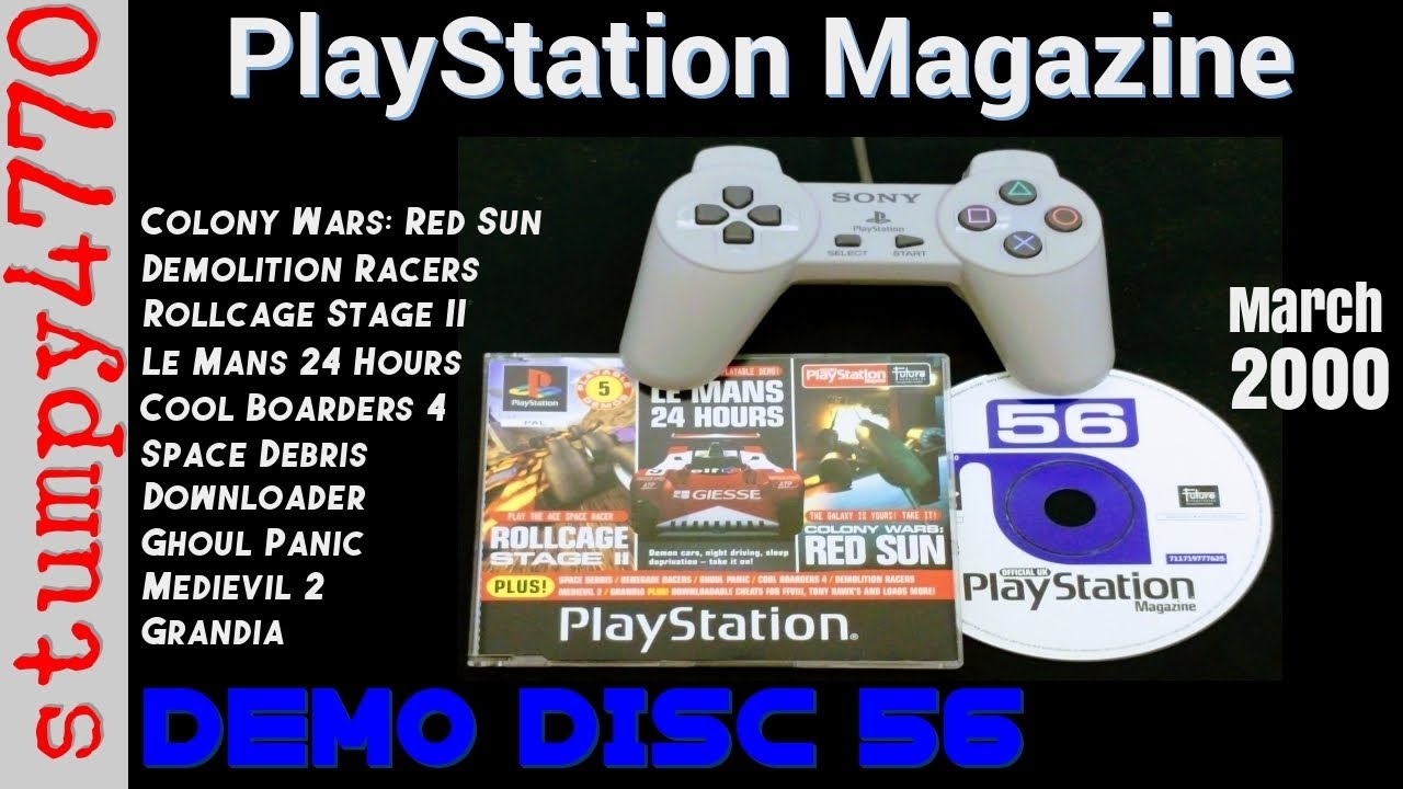 Official PlayStation Magazine: Demo Disc 56, March 2000. - YouTube