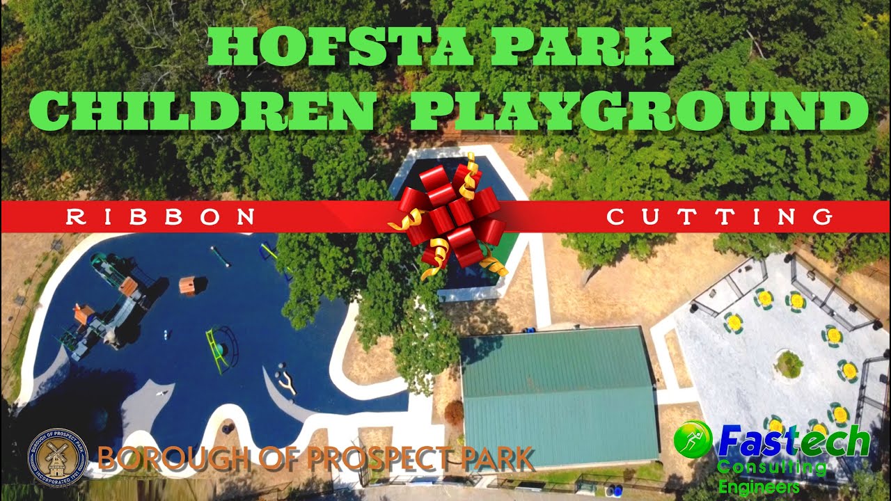Hofstra Park Children Play Ground - Ribbon Cutting Ceremony - YouTube