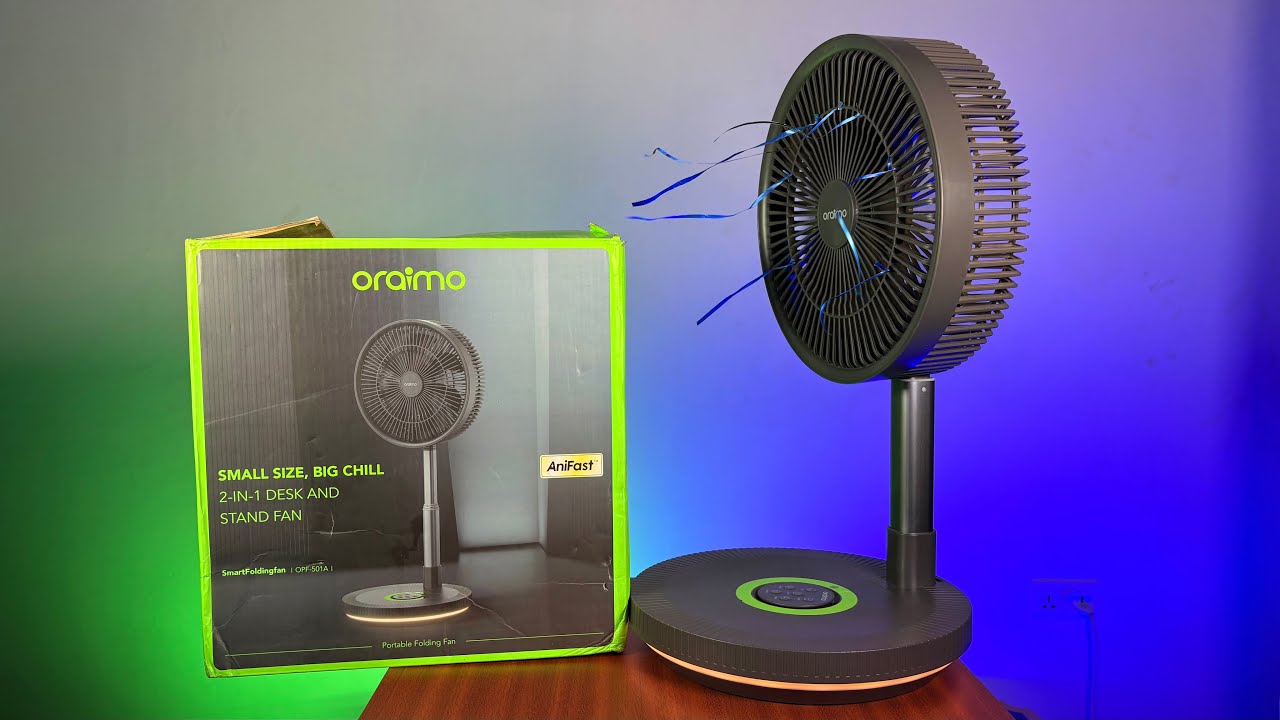 Oraimo Smart Folding Fan - REVIEW! - YouTube