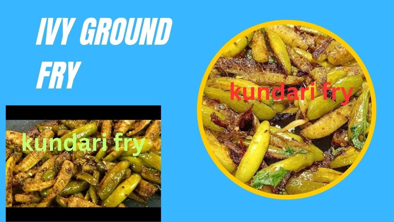 Ivy Ground ( kundari)Aloo besan fry //how to make kundari aloo bhaja ...
