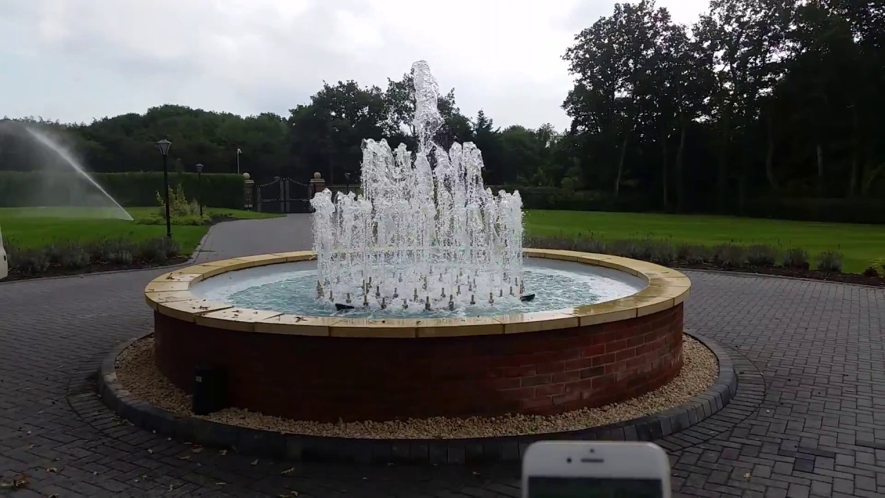 App controlled fountain feature design - YouTube