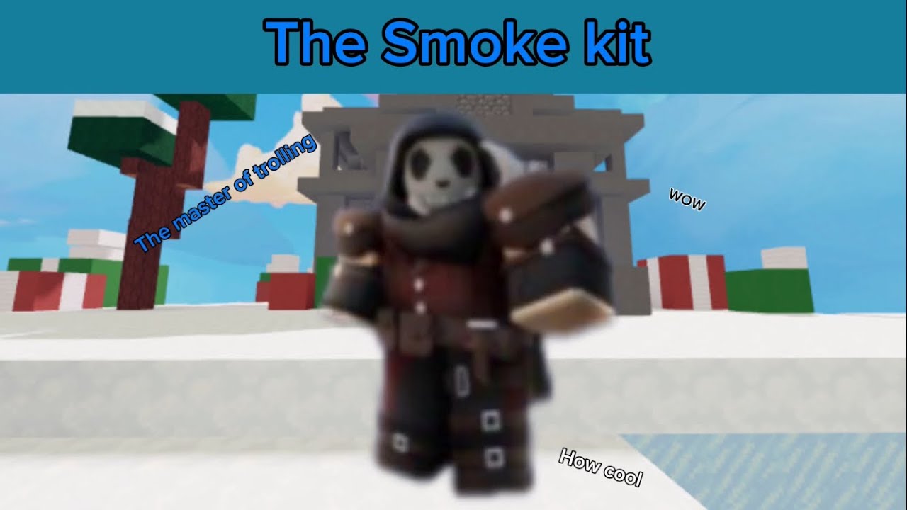 The Smoke kit is really fun to play with (Roblox bedwars) - YouTube