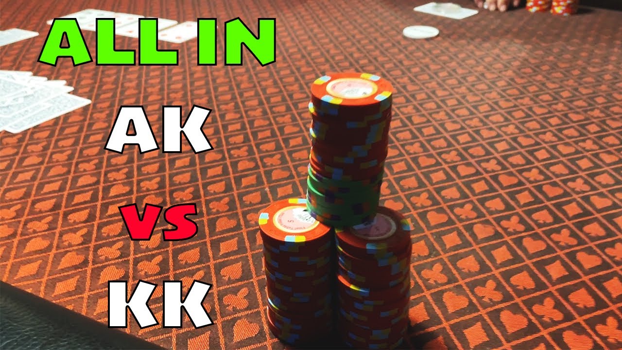 ALL IN - AK vs POCKET KINGS - Poker Vlog #1 - YouTube