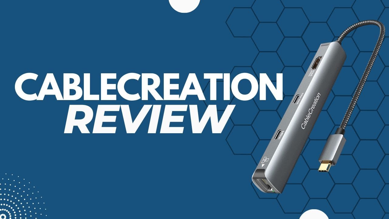 Review: USB C Hub Multiport Adapter, CableCreation 6-in-1 USB-C Hub with 4K 60HZ HDMI, USB C ...