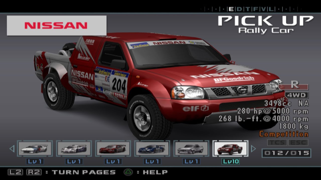 Enthusia Power Upgrade Comparison- Nissan Pick Up Rally Car - YouTube
