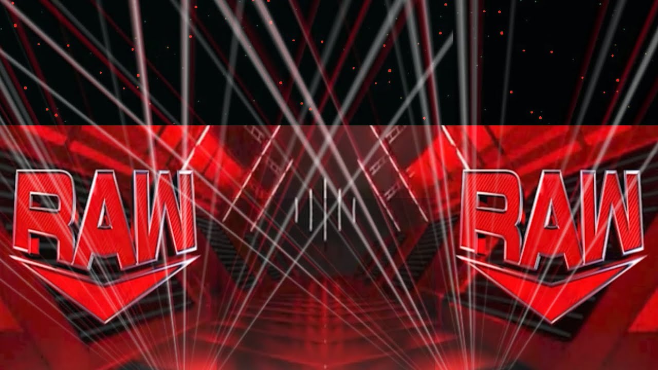 WWE Raw Stage with Intro and Lasers - YouTube