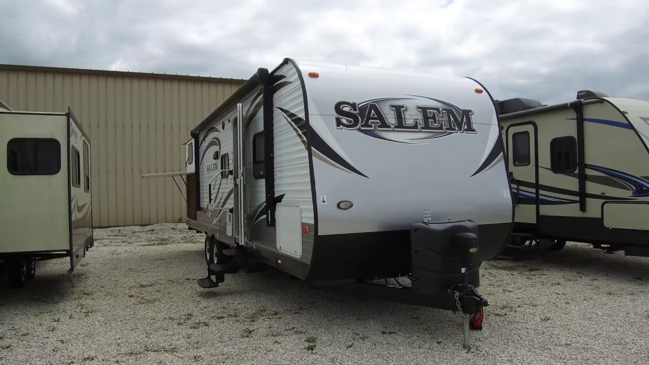 2015 Forest River Salem 30KQBSS Pre Owned Travel Trailer Video Walk ...