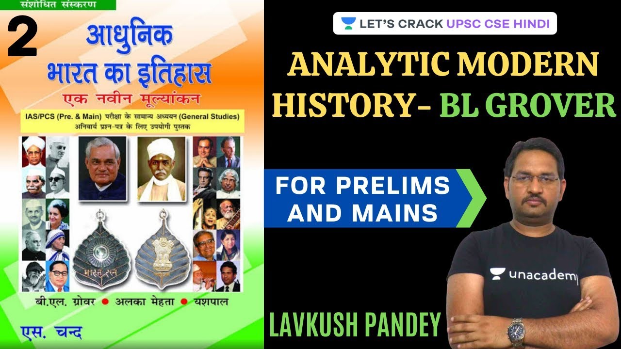 Analytic Modern History - BL Grover | UPSC CSE/IAS Pre./Mains Hindi ...