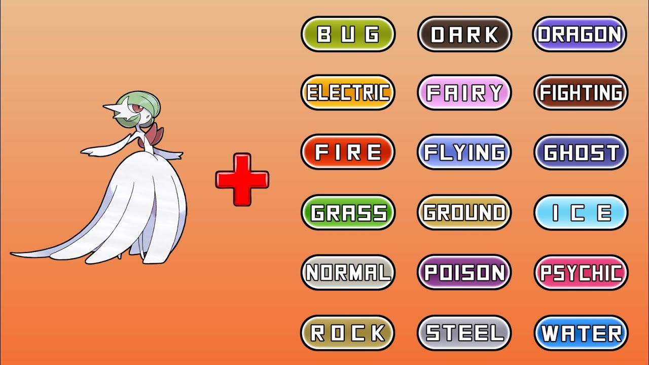 All 18 Types Mega Gardevoir - Gen 6 Pokémon Type Swap Animation 🔥🔥 ...