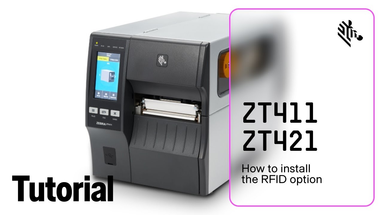 How to Install the RFID Option on the ZT411 and ZT421 Printers | Zebra ...
