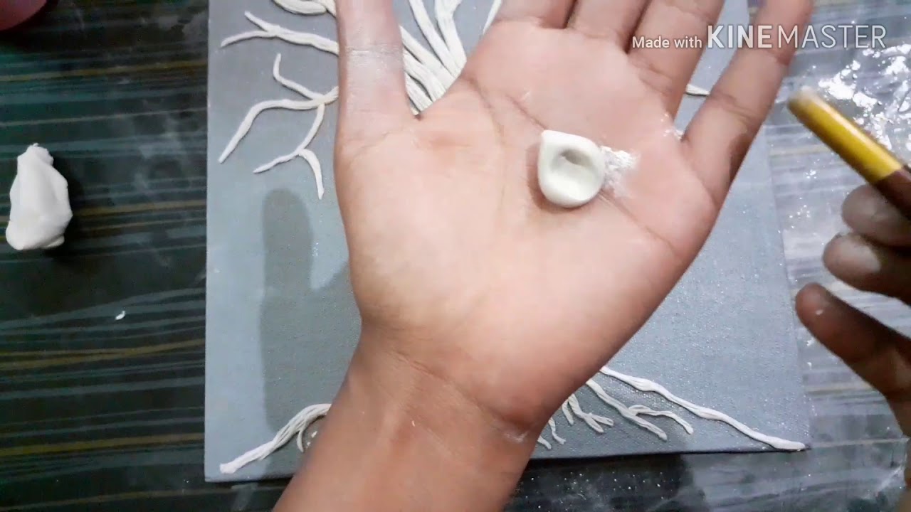 Clay painting for beginers - YouTube