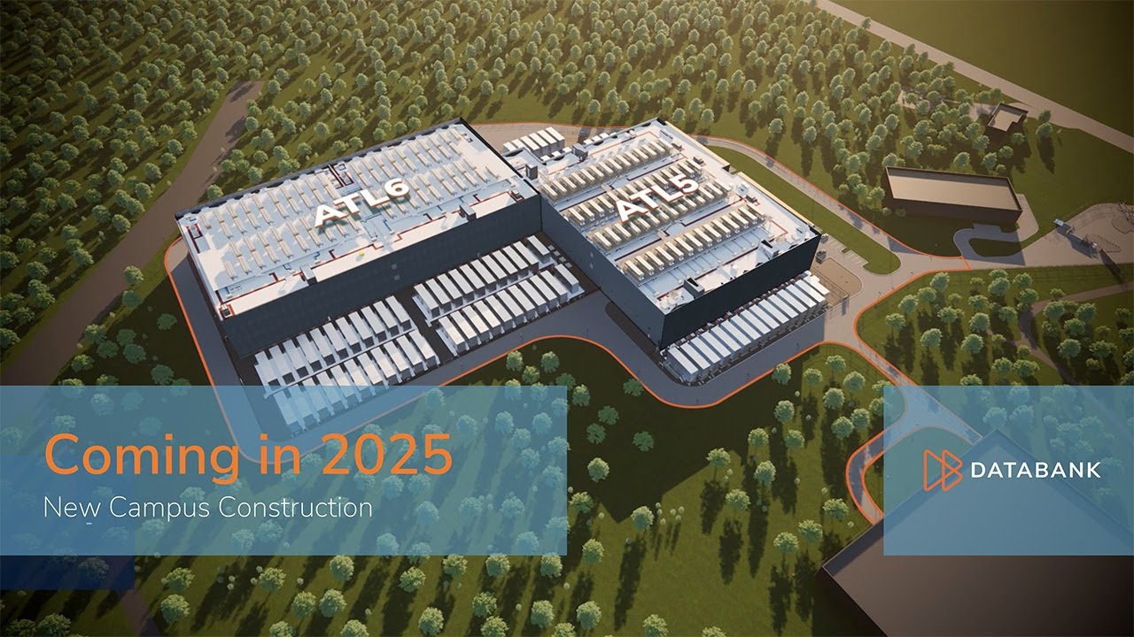New Data Center Campus: Virtual Fly-Through of DataBank’s Lithia Springs Campus in Atlanta ...