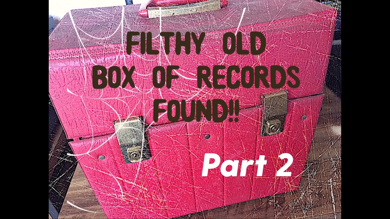 FILTHY BOX OF VINYL FOUND!! LOADS OF RECORDS INSIDE! BUT WHAT WERE THEY ...