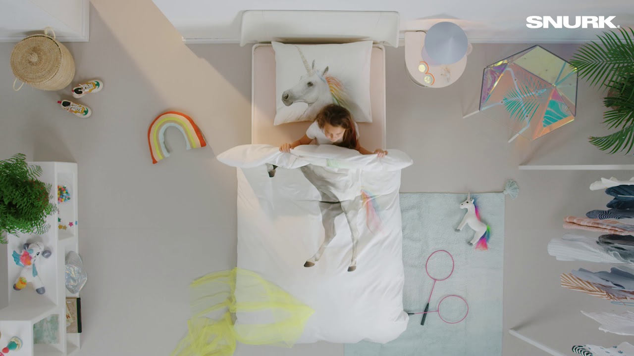 UNICORN bedding by SNURK - YouTube