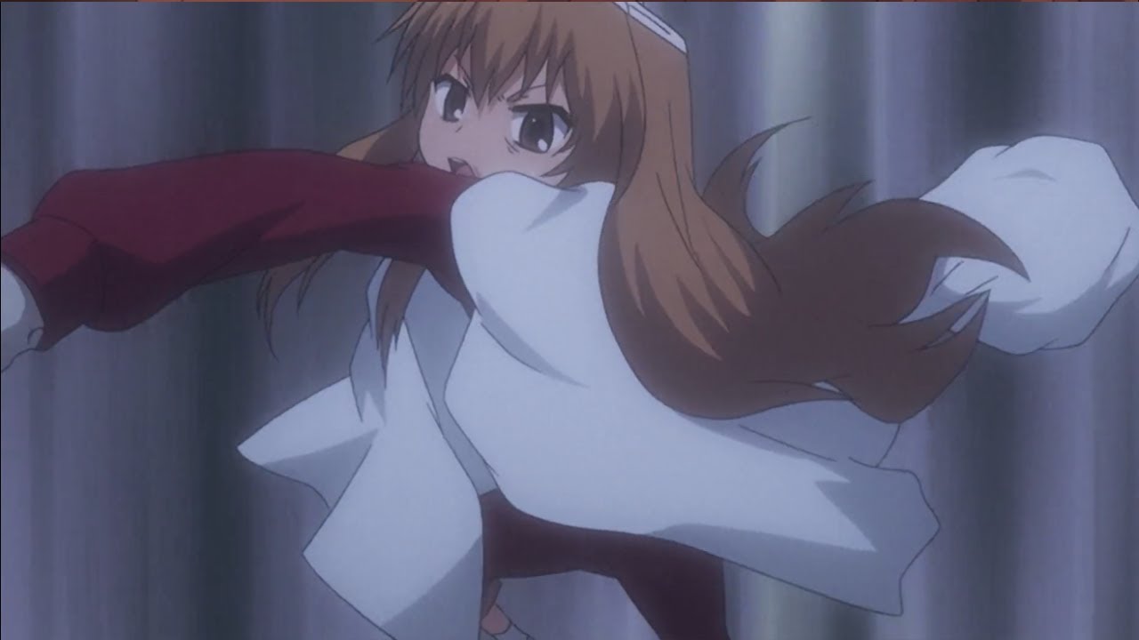 Toradora! - Taiga DESTROYS Ami's stalker - YouTube