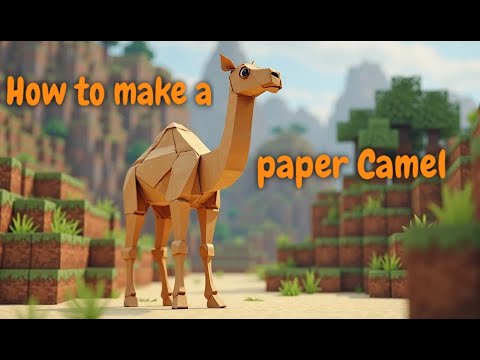 How to make a paper Camel Minecraft Papercraft . #camel #minecraft ...