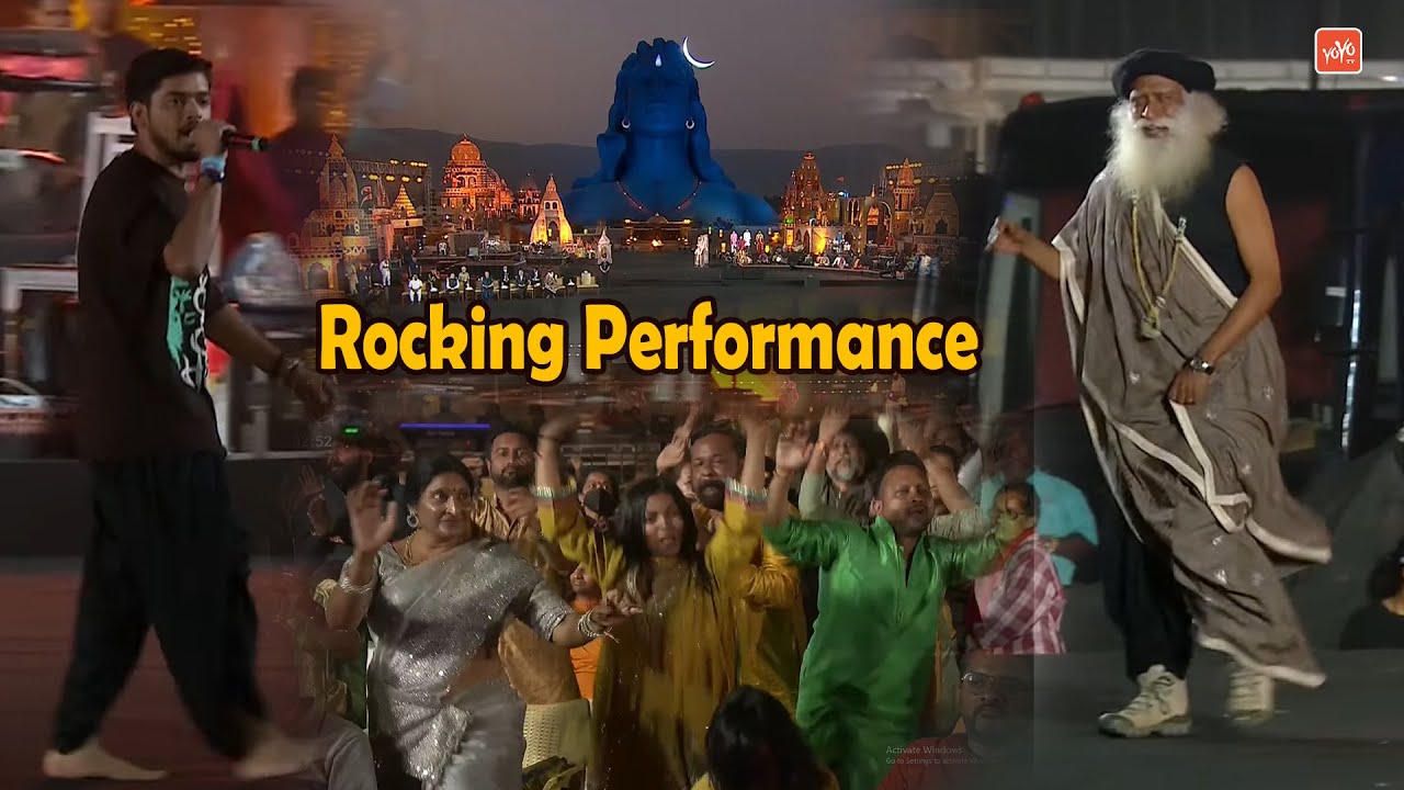 Sadhguru Dance To Rocking Performance By Paradox At Isha MahaShivratri ...