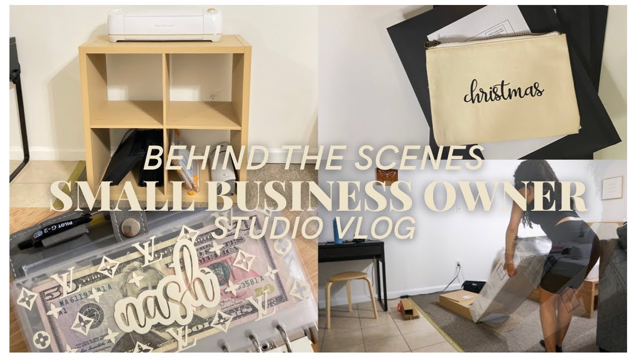 LIFE AS A SMALL BUSINESS OWNER | STUDIO VLOG | PREPPING FOR RELAUNCH ...