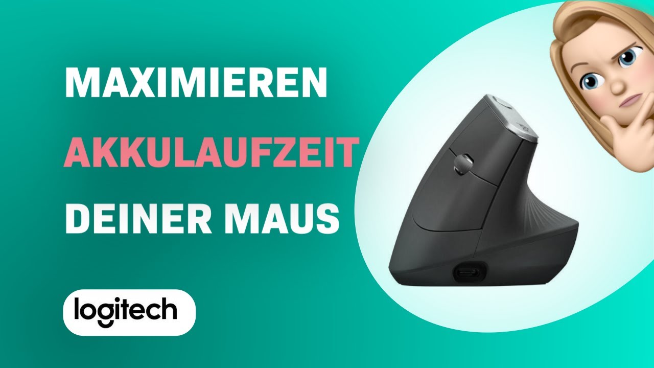Wie Sie die Akkulaufzeit Ihrer Logitech MX Vertical Maus maximieren - YouTube