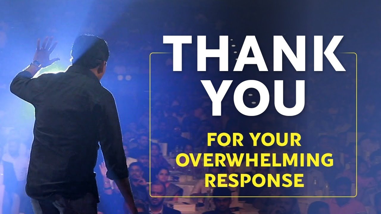 Thank you for your overwhelming response | Sajeev Nair | Rise Up - YouTube