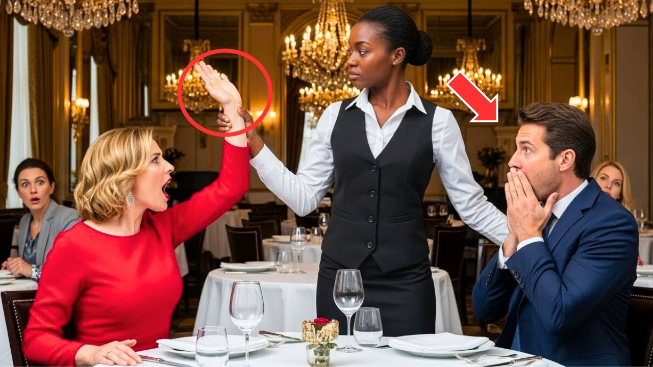 MILLIONAIRE WIFE SCARED EVERYONE — UNTIL THE NEW WAITRESS MADE HER LOOK ...