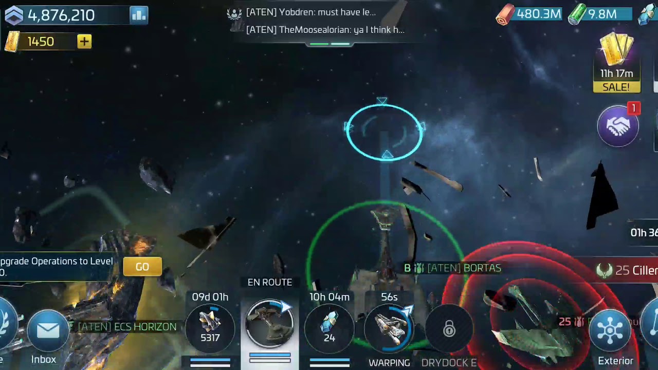 STFC tutorial. How to stack ships on mines - YouTube