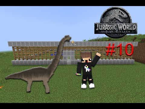 minecraft jurassic world tập 10 hồi sinh khủng lông brachiosaurus - YouTube