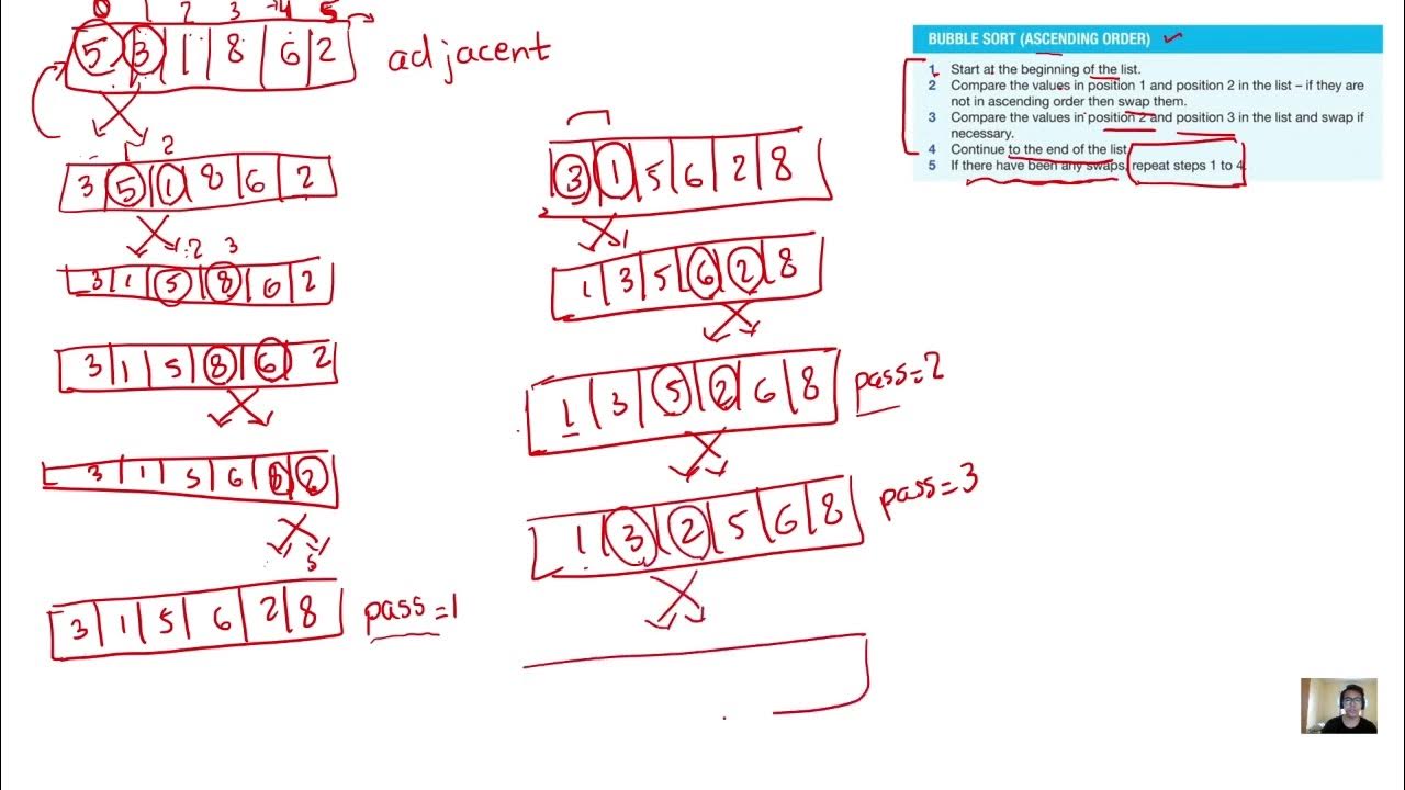 Bubble Sort Algorithm Explained with For & While Loops | Python Tutorial for Beginners - YouTube