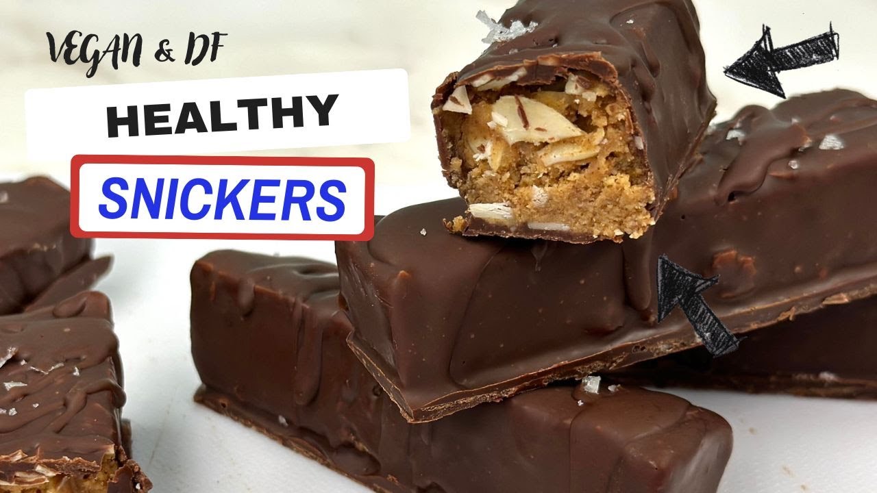Healthy Vegan Snickers Bars - YouTube