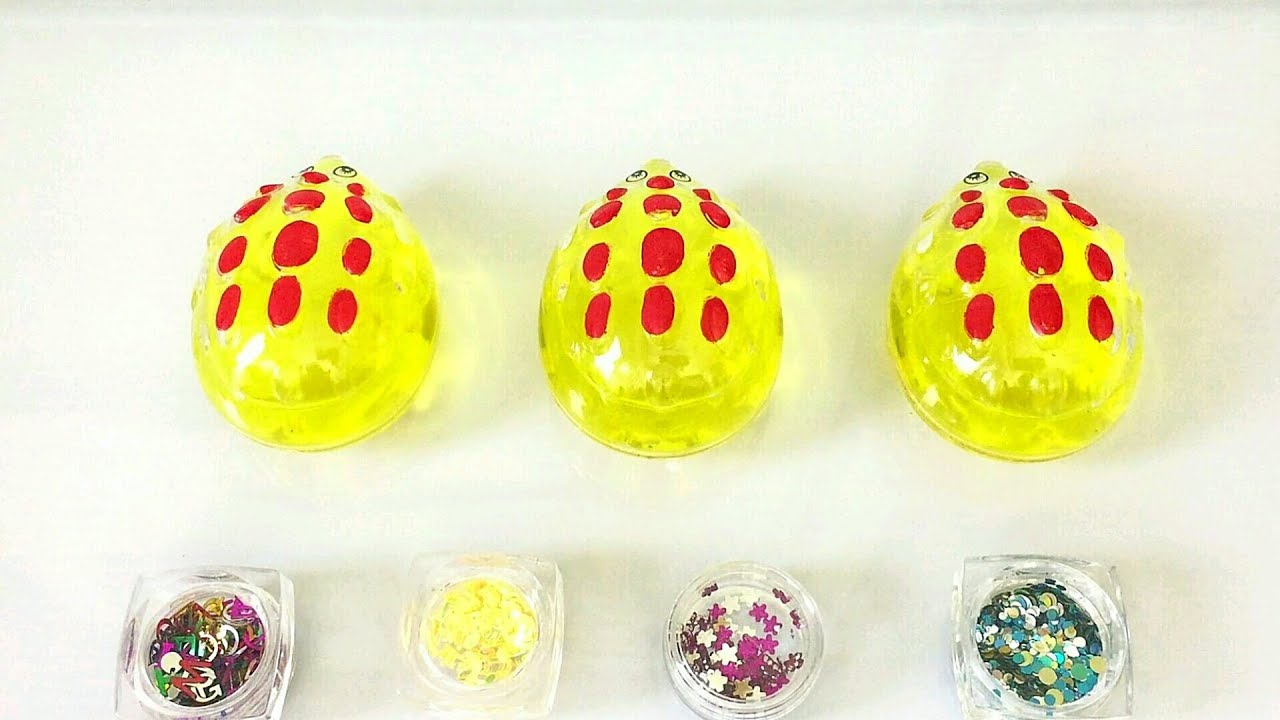 MIX THE SLIME WITH DIFFERENT SEQUINS .4. - YouTube