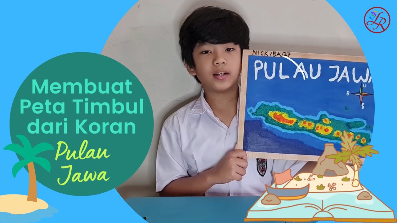 Cara Membuat Peta Timbul Dari Koran | Tugas Sekolah - YouTube