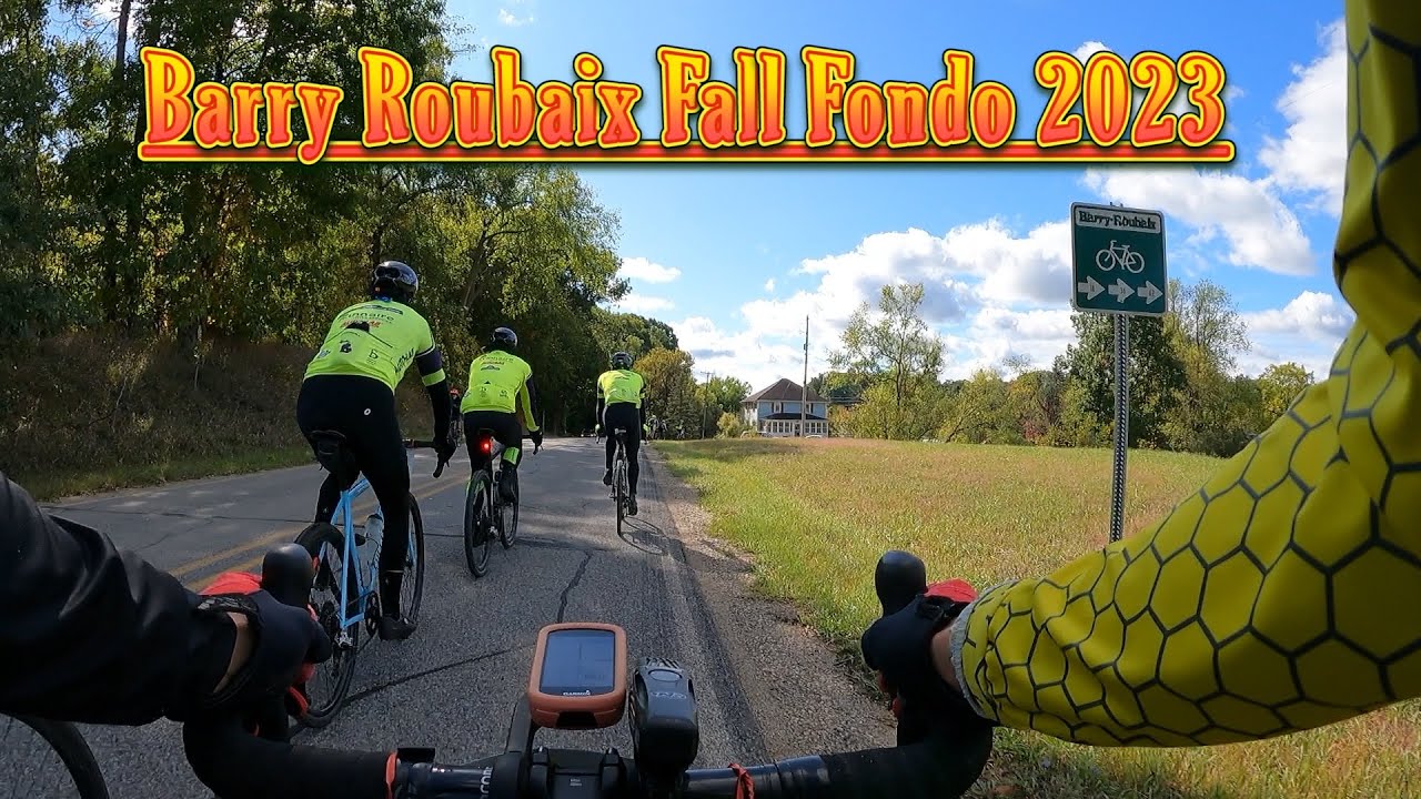 Barry Roubaix Fall Fondo 2023 - 62 mile route scenery. Schwalbe G-one ...