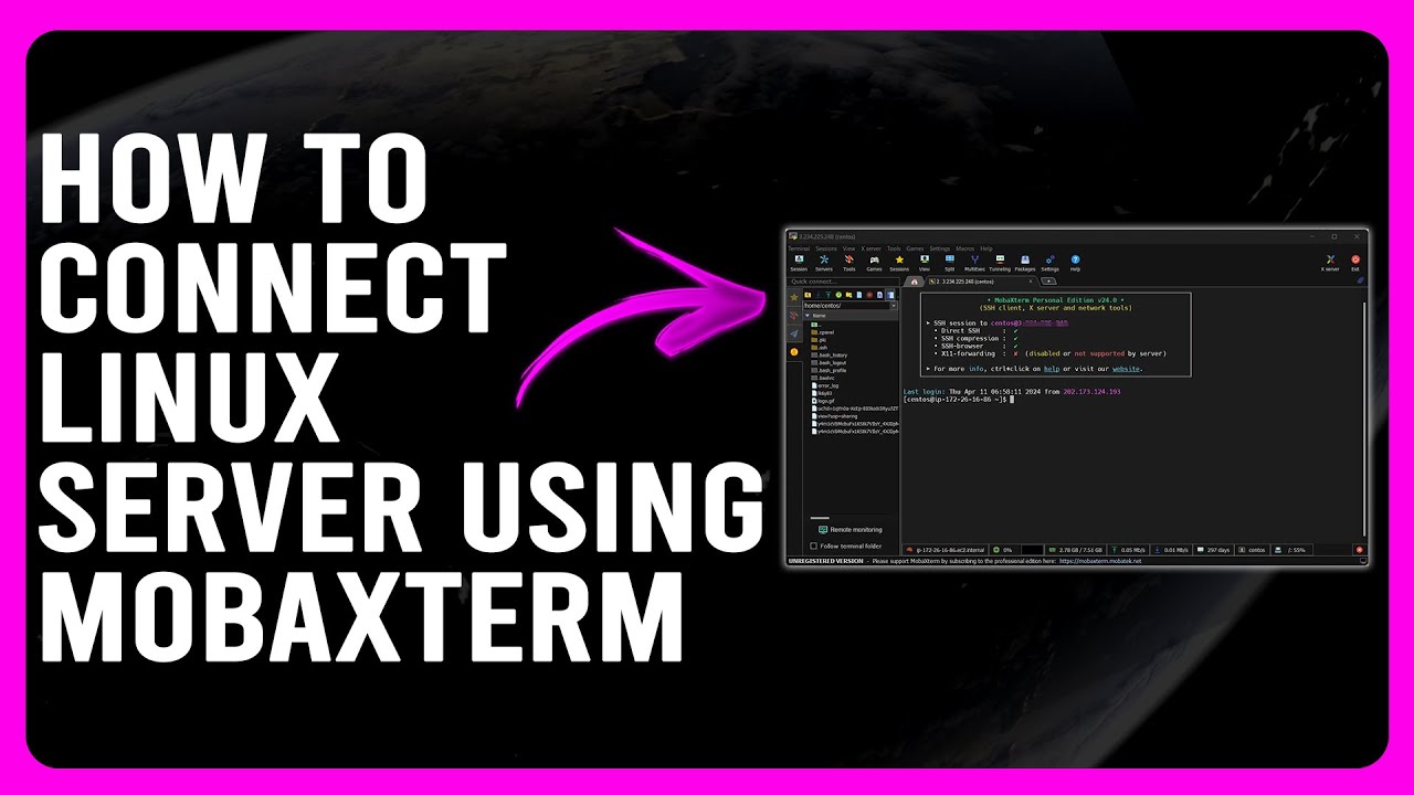 How To Connect Linux Server Using MobaXterm (How To Use MobaXterm To ...