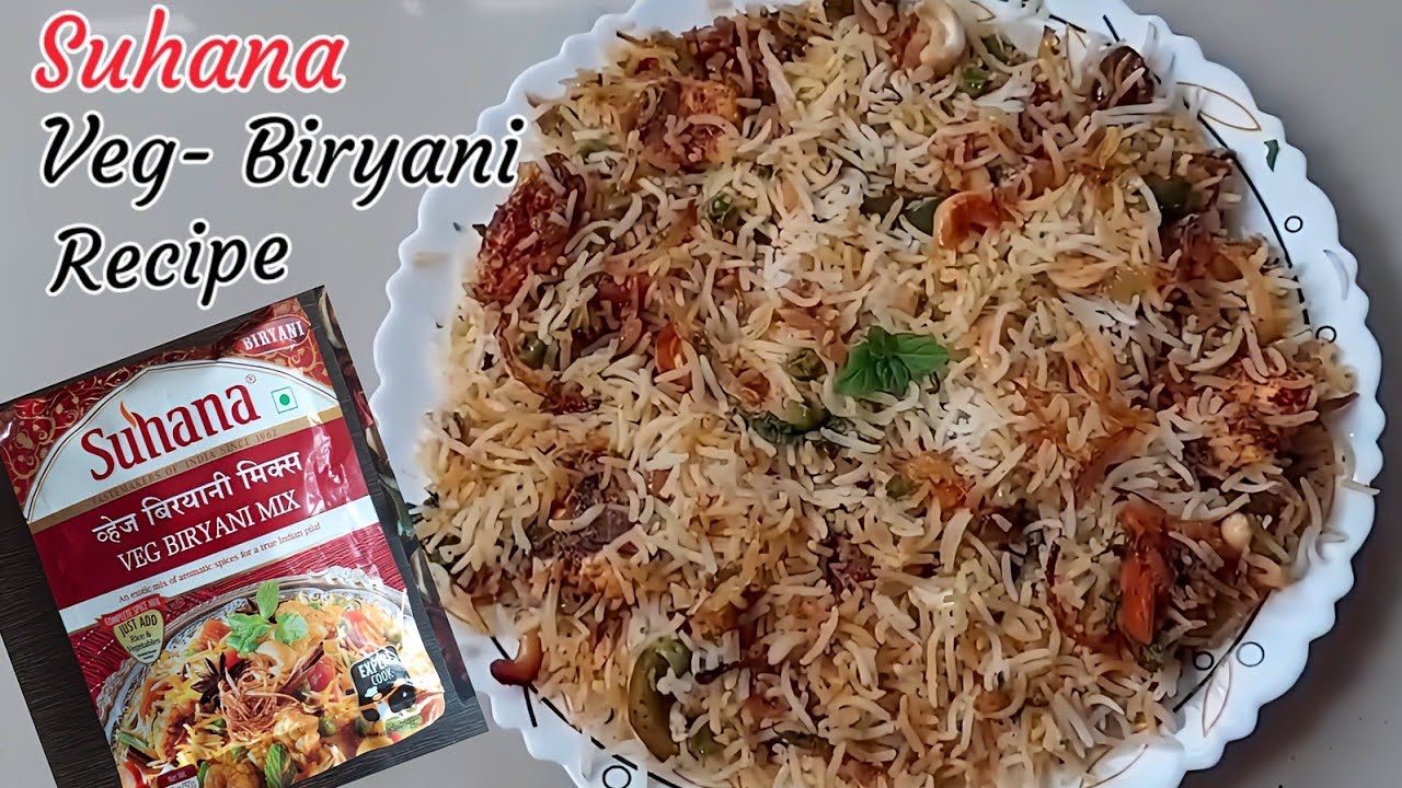 Suhana Veg Biryani Mix Recipe | Suhana Veg Biryani | How to make Suhana ...
