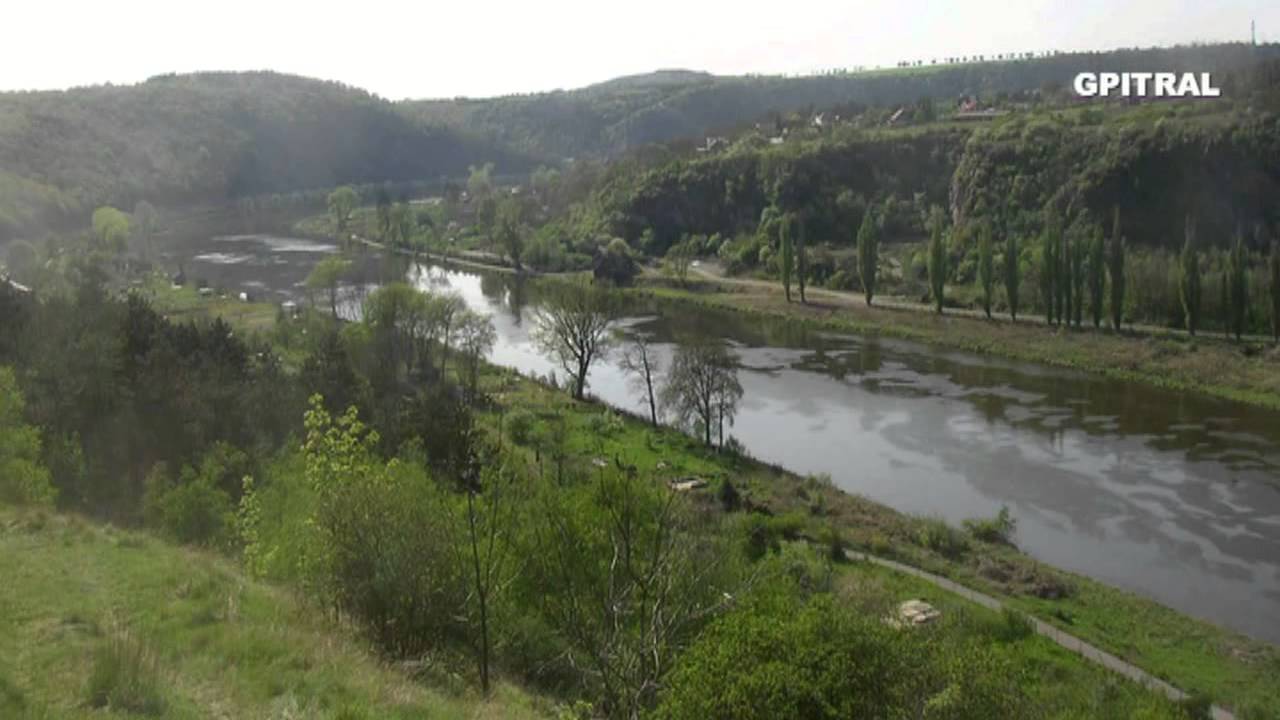 The flow of the Moldau River Vltava - YouTube