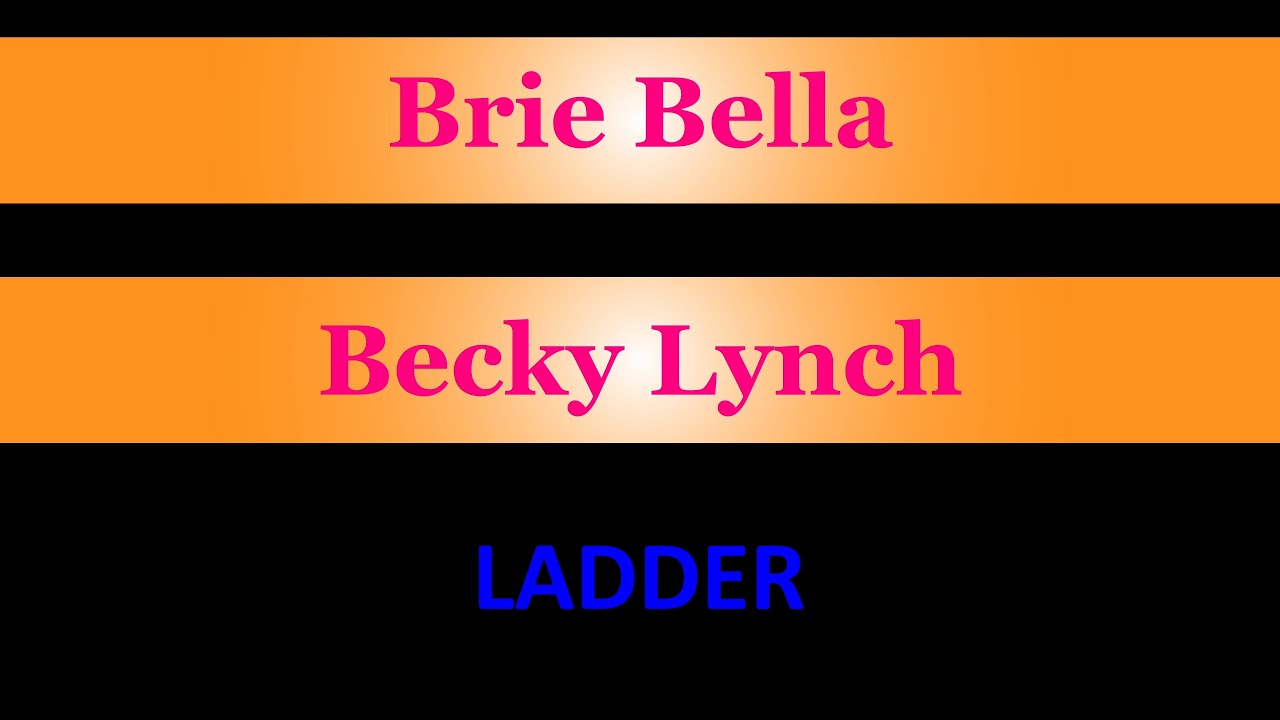 Sky's the Limit: Brie vs. Becky's Ladder Duel in WWE 2K23! - YouTube