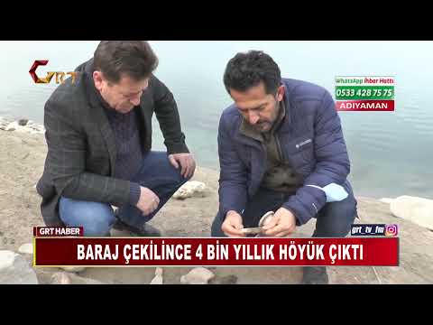 BARAJ ÇEKİLİNCE 4 BİN YILLIK HÖYÜK ÇIKTI